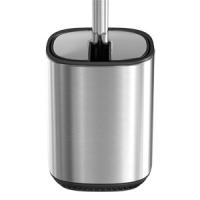 China Fashion Steel Toilet Cleaning Brush And Holder With Contemporary Design for sale