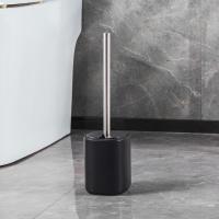 China Fashion Steel Toilet Cleaning Brush And Holder With Contemporary Design for sale