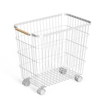 China Customized Square Metal Laundry Basket , Rolling Metal Laundry Hamper for sale