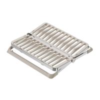 China Household Stainless Steel Dish Rack Dish Drying Rack Foldable Dish Drainer Board for sale