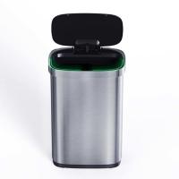 China Rectangle Household Smart Sensor Bin Induction Type Automatic Trash Can for sale