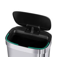 China Rectangle Household Smart Sensor Bin Induction Type Automatic Trash Can for sale