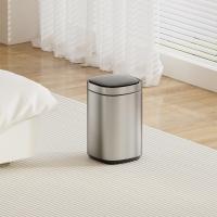 China Touchless Intelligent Smart Sensor Bin Trash Can Stainless Steel Sustainable Household for sale