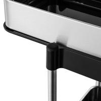 China Under Sink Kitchen Storage Rack Clutter-Free 2 Tiers Stainless Steel Kitchen Rack for sale