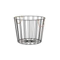 China Wardrobe Organiser Drawer Organiser Household Metal Basket With Handle For Sundries for sale