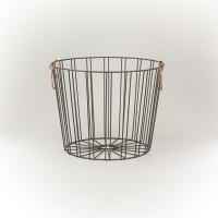China Wardrobe Organiser Drawer Organiser Household Metal Basket With Handle For Sundries for sale