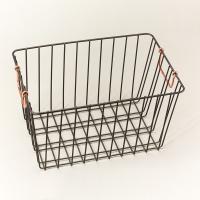 China Bathroom Multifunctional  Basket Organiser Drawer Organiser Household Metal Basket With Handle For Sundries for sale