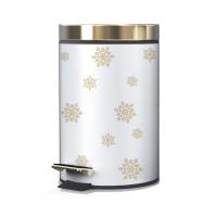 China Induction Type Christmas Foot Pedal Trash Bin With Toilet Brush Set Ultimate Household Waste Disposal Solution for sale