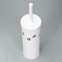 China Toilet Bowl Brush For Bathroom Cleaning Stainless Steel Handle Dia.9.5*38cm Long Handle for sale