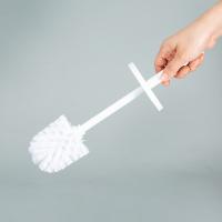 China Toilet Bowl Brush For Bathroom Cleaning Stainless Steel Handle Dia.9.5*38cm Long Handle for sale