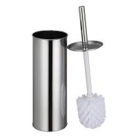 China Toilet Brush And Holder Set Dia.10.3*38.4CM Stainless Steel For Bathroom Maintenance Accessory for sale