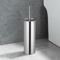 China Toilet Brush And Holder Set Dia.10.3*38.4CM Stainless Steel For Bathroom Maintenance Accessory for sale