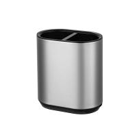 China Stainless Steel Kitchen Utensil Holder For Countertop Standing Type Flatware Organizer Caddy for sale