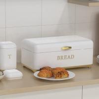 China Crown Series Metal Bread Bin Set Tea Can Coffee Can Kitchen Storage Bread Containers Kitchen Organizer Can With Iron Metal for sale