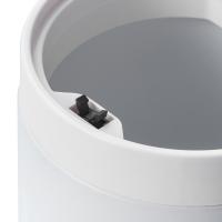 China Pressing Type 1.5L Desktop Trash Bin Stainless Steel Mini Waste Can for Office and Countertop Support Room Space Selection for sale