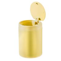 China Pressing Type 1.5L Desktop Trash Bin Stainless Steel Mini Waste Can for Office and Countertop Support Room Space Selection for sale