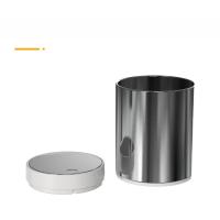 China Support Room Space Selection 1.5L OEM Stainless Steel Desktop Mini Trash Bin with Press Open for sale