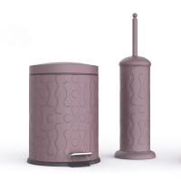 China Convenient Rolling Cover Foot Pedal Bin Stainless Steel Trash Can for Neat and Organized Spaces for sale