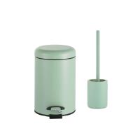 China Kitchen Household Bowl Lid Trash Can With Soft Close Capacity 3L/5L/12L/20L/30L Stainless Steel Foot Pedal Structure for sale