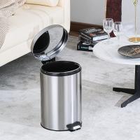 China Kitchen Household Bowl lid Trash Can Capacity 3L/5L/12L/20L/30L Standing Stainless Steel Dustbin with Soft Close for sale