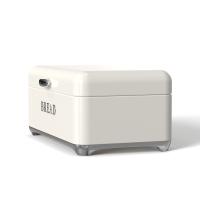 China Storage Solution Crown Series Metal Bread Bin Set Tea Can Coffee Can Kitchen Storage Bread Containers Kitchen Organizer Can for sale