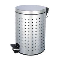 China 3L/5L/8L/12L/20L/30L Stainless Steel Foot Pedal Bin with Rolling Cover Durable and Convenient Waste Management Solution for sale