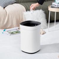 China High Capacity 40L Stainless Steel Trash Can Stylish Garbage Bin for Home Open Top and Large Capacity for sale