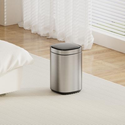 China Living Room 20L Satin Stainless Steel Smart Sensor Household Automatic Trash Can with Advanced Technology for sale