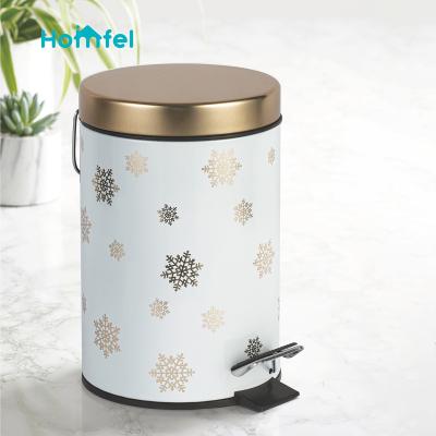 China Rolling Cover Type 3L/5L/8L/12L/20L/30L Stainless Steel Foot Pedal Bin for Sustainable Waste Disposal Eco-Friendly Design for sale