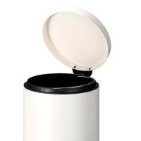 China Rolling Cover Type Foot Pedal Bin Stainless Steel Trash Can for 3L/5L/8L/12L/20L/30L SS Round Bin for sale