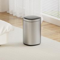 China 30L Satin Stainless Steel Household Smart Sensor Bin with Touchless Motion Sensor and Automatic Opening for sale