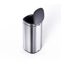 China STANDING Structure 50L Stainless Steel Motion Sensor Household Trash Bin for Smart and Stylish Waste Disposal for sale