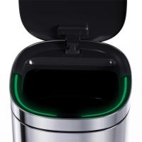 China STANDING Structure 50L Stainless Steel Motion Sensor Household Trash Bin for Smart and Stylish Waste Disposal for sale