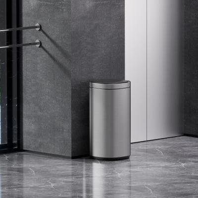 China Effortless Waste Disposal 40L Smart Sensor Trash Can with Automatic Motion Detection and Stainless Steel Material for sale