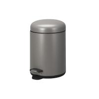 China Customer Logo Stainless Steel Trash Bin Durable Pedal Bin Waste Bin Big Capacity 3L 5L 8L 12L 20L 30L Trash Can for sale