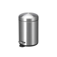 China Large Capacity 5L Stainless Steel Waste Bin with Durable Pedal and Rolling Cover for sale