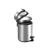 China Large Capacity 5L Stainless Steel Waste Bin with Durable Pedal and Rolling Cover for sale