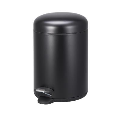 China Home Waste Management 5L Stainless Steel Pedal Bin with Bowl Lid and Sturdy Construction for sale
