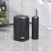 China Home Waste Management 5L Stainless Steel Pedal Bin with Bowl Lid and Sturdy Construction for sale
