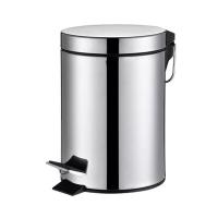 China Convenient Rolling Cover Type Stainless Steel Trash Bin for 3L/5L/7L/12L/20L/30L Home Round Lid Trash Can and Material for sale
