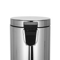 China Convenient Rolling Cover Type Stainless Steel Trash Bin for 3L/5L/7L/12L/20L/30L Home Round Lid Trash Can and Material for sale