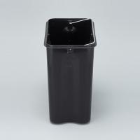 China Rectangular 5L Step Trash Can with Foot Pedal and Rolling Cover Stainless Steel for sale