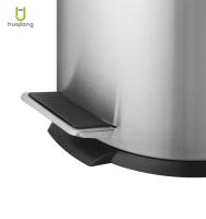 China 3L/5L/7L/12L/20L/30L BSCI Certificated SS Round Foot Pedal Bin Trash Can with Soft Closing Rolling Cover Type Inquiry Us for sale