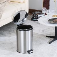China 3L/5L/12L/20L/30L Sustainable Pedal Stainless Steel Foot Pedal Bin for Kitchen Household Bowl lid Trash Can Soft Close for sale