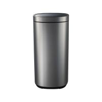 China Power Supply Battery Powered 30L Stainless Steel Smart Sensor Trash Bin with Satin Finish and Automatic Opening for sale