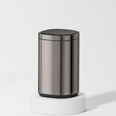 China Stylish Big Capacity Household Motion Sensor Trash Bin with Automatic Function and Stainless Steel Design for sale