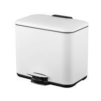 China 2 Division Stainless Steel Pedal Bin Household Trash Can for Stylish and Sustainable Recycling Solution for sale