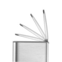 China 2 Division Stainless Steel Pedal Bin Household Trash Can for Stylish and Sustainable Recycling Solution for sale