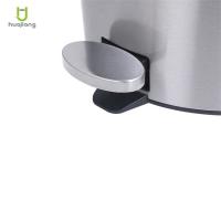 China Custom Make Jobs Pedal Bin Soft Close Stainless Steel Waste Bin Rolling Cover Type for Household Bathroom Kitchen Trash Can for sale