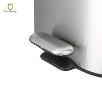 China Household Bathroom Kitchen Stainless Steel Pedal Trash Can with Soft Close and Big Capacity Rolling Cover Type for sale